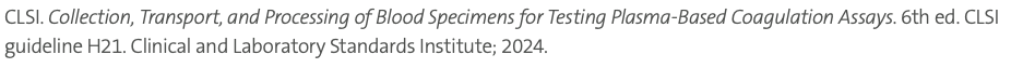 Underfilled or Overfilled Coagulation Specimen Tubes - The Fritsma Factor